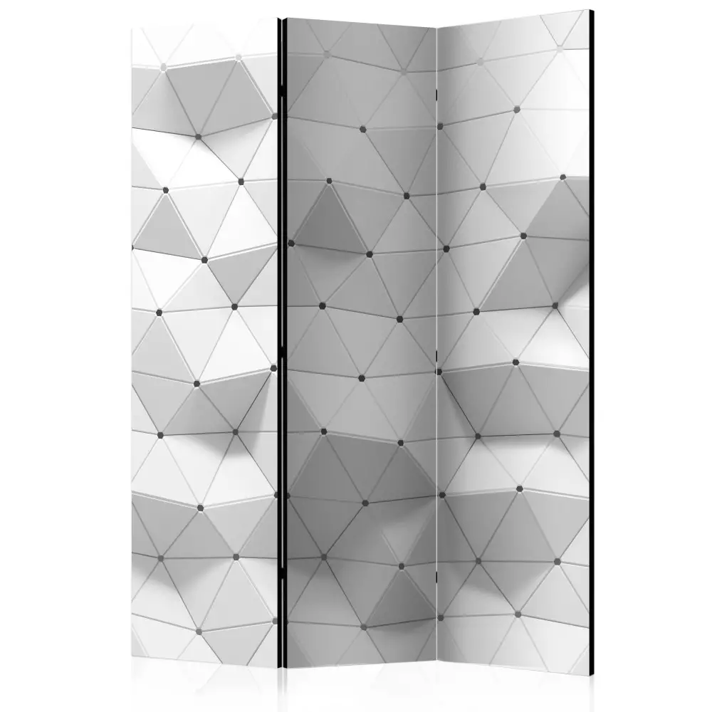 Room Divider Screen Amazing Symmetry (3-piece) - geometric pattern in ...