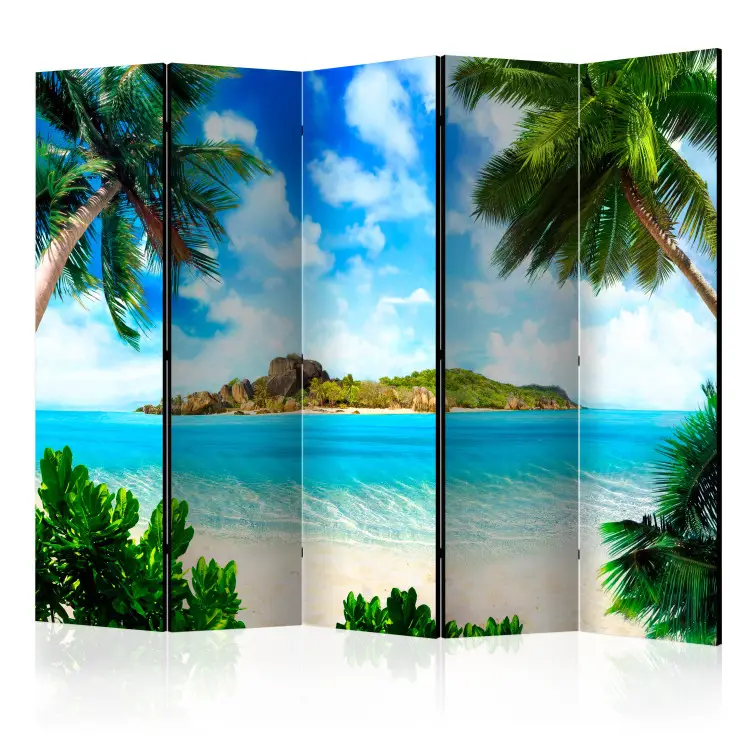 Room Divider Screen Wonderful Coast II - beach and ocean landscape with ...
