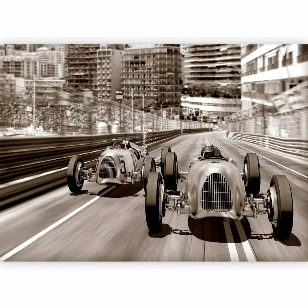 Wall Mural Retro Formula 1 - bimago